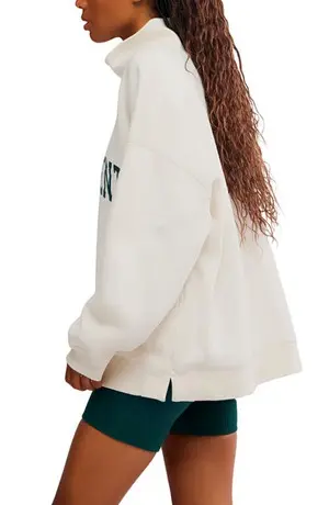 Free People Victory Sweatshirt & Shorts Set