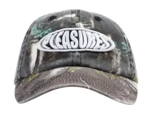PLEASURES Bubble Logo Polo Cap - Camo