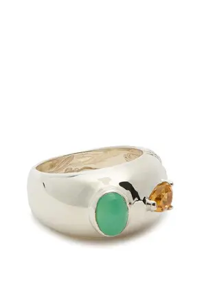 LEGIER Bubble Bezel Sterling Ring