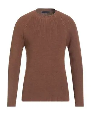 DANIELE FIESOLI Sweater In Merino Wool And Acrylic - Brown