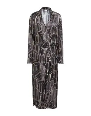 MANILA GRACE Midi Wrap Dress