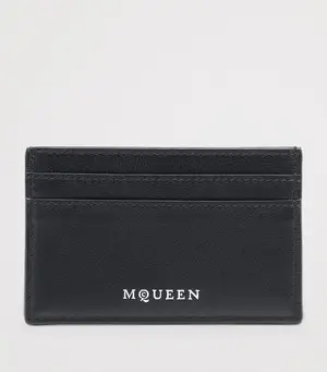 Alexander McQueen Leather Skull Card Holder