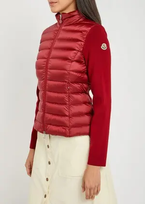 Moncler Quilted Wool-blend Jacket