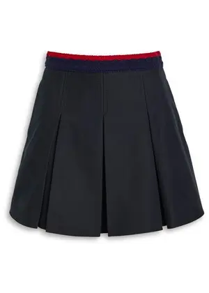 Moncler Pleated Mini Skirt - Navy