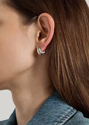 Jenny Bird Mini Florence -plated Hoop Earrings