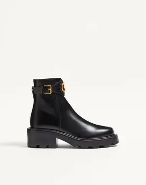 Valentino Garavani Vlogo Signature Ankle Boot - Black