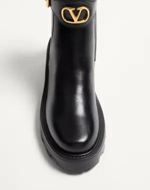 Valentino Garavani Vlogo Signature Ankle Boot - Black