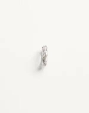 Valentino Garavani Ovalette Metal Ring - Palladium