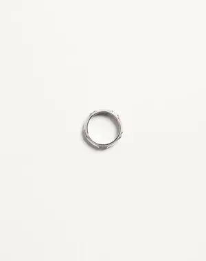 Valentino Garavani Ovalette Metal Ring - Palladium
