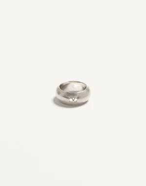 Valentino Garavani Ovalette Metal Ring Transparent