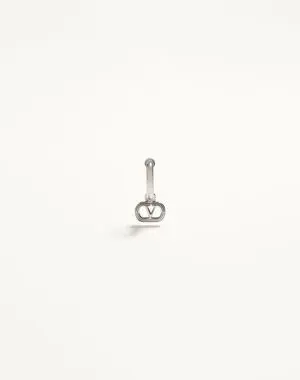 Valentino Garavani Ovalette Mono Earring - Transparent