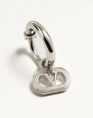 Valentino Garavani Ovalette Mono Earring - Transparent