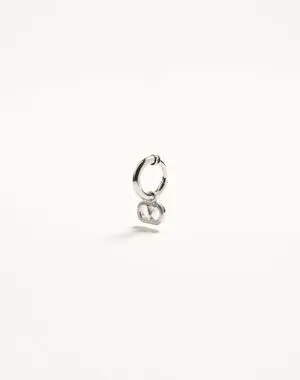 Valentino Garavani Ovalette Mono Earring - Transparent