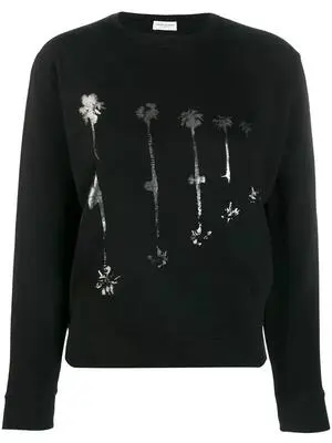 Saint Laurent Long Sleeve Sweatshirts Hoodies For Women