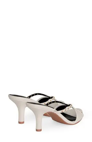 Rebecca Minkoff Studded Crisscross Sandal - Panna