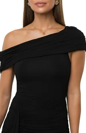 JLUXLABEL Off-the-shoulder Body-con Minidress