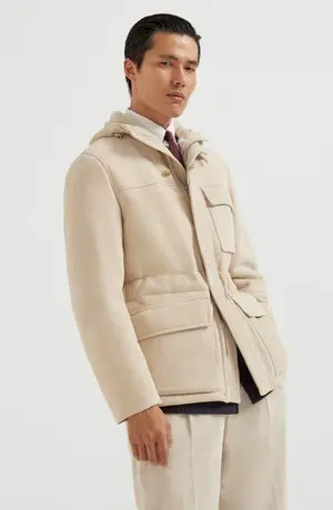 Brunello Cucinelli Shearling Parka - Buff
