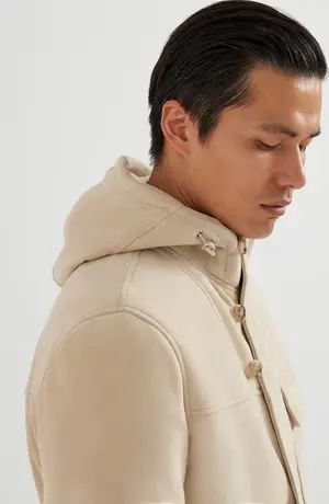 Brunello Cucinelli Shearling Parka - Buff