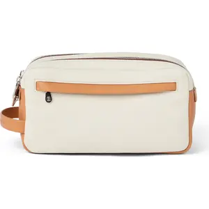 Brunello Cucinelli Vacchetta Leather Beauty Case - Off-white