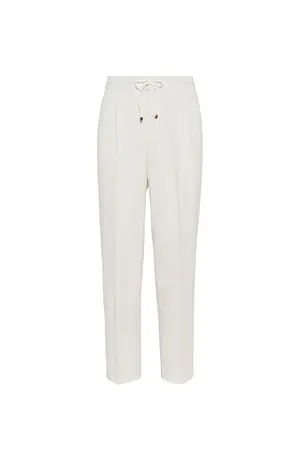 Brunello Cucinelli Corduroy Trousers Ecru