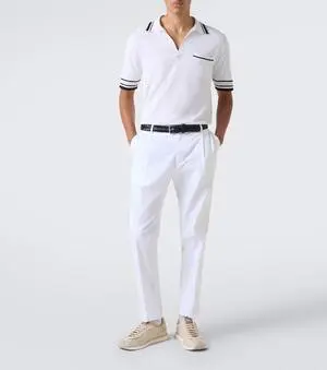 Dolce & Gabbana Leather-trimmed Sneakers - Neutrals
