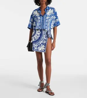 Farm Rio Floral Thong Sandals