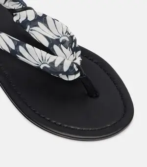 Farm Rio Floral Thong Sandals