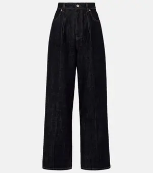 Victoria Beckham High-rise Straight Jeans - Blue