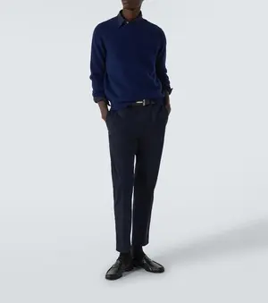 TOM FORD Wool And Cashmere Sweater - Blue