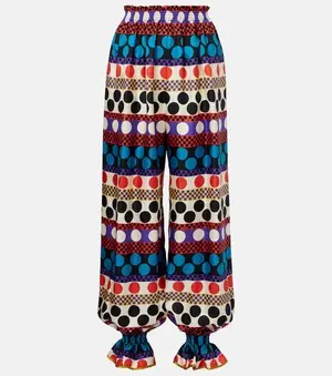 Valentino Garavani Printed Silk Culottes