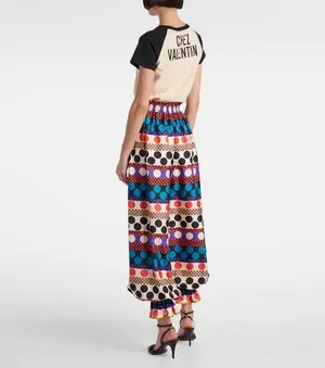 Valentino Garavani Printed Silk Culottes