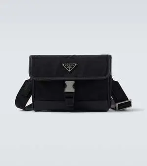 Prada Re-nylon And Leather Shoulder Bag