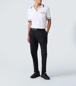 Dolce & Gabbana Cotton Straight Leg Pants