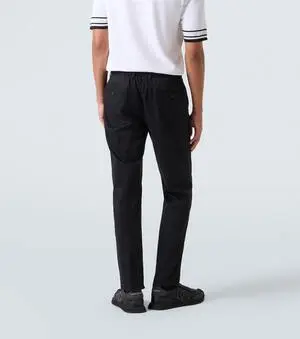 Dolce & Gabbana Cotton Straight Leg Pants