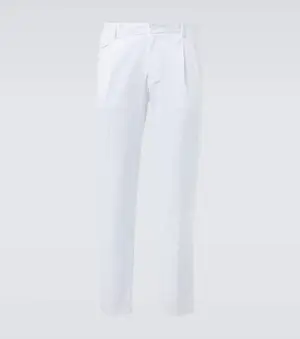 Dolce & Gabbana Cotton Straight Leg Pants