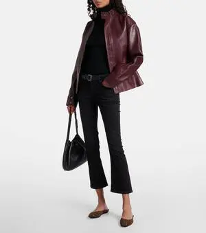 Ag Jodi Cropped Flare Jeans - Black