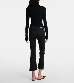 Ag Jodi Cropped Flare Jeans - Black
