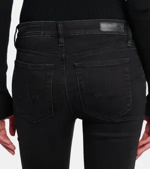 Ag Jodi Cropped Flare Jeans - Black