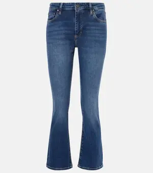 Ag Jodi Cropped Flare Jeans - Blue