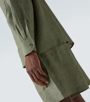 SAMAN AMEL Resort Linen Shirt