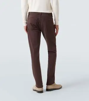 FRAME L'homme Slim Mid-rise Jeans - Brown