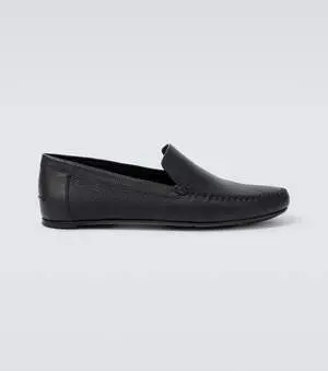 Manolo Blahnik Leather Loafers
