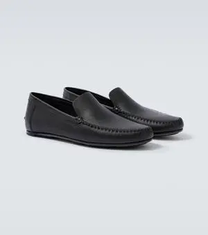 Manolo Blahnik Leather Loafers