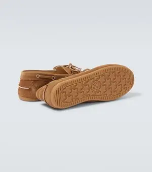 Miu Miu Suede Boat Shoes