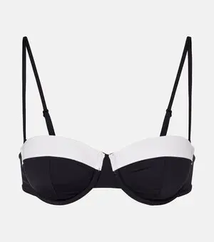 Staud Jo Bikini Top Black