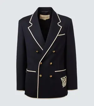 Valentino Garavani Wool Jersey Blazer