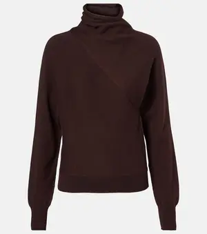 TOM FORD Cashmere And Cotton Turtleneck Sweater - Brown