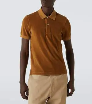 TOM FORD Cotton-blend Terry Polo Shirt