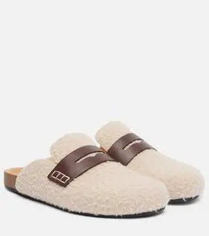 JW Anderson Felt Mules - Beige