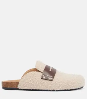 JW Anderson Felt Mules - Beige
